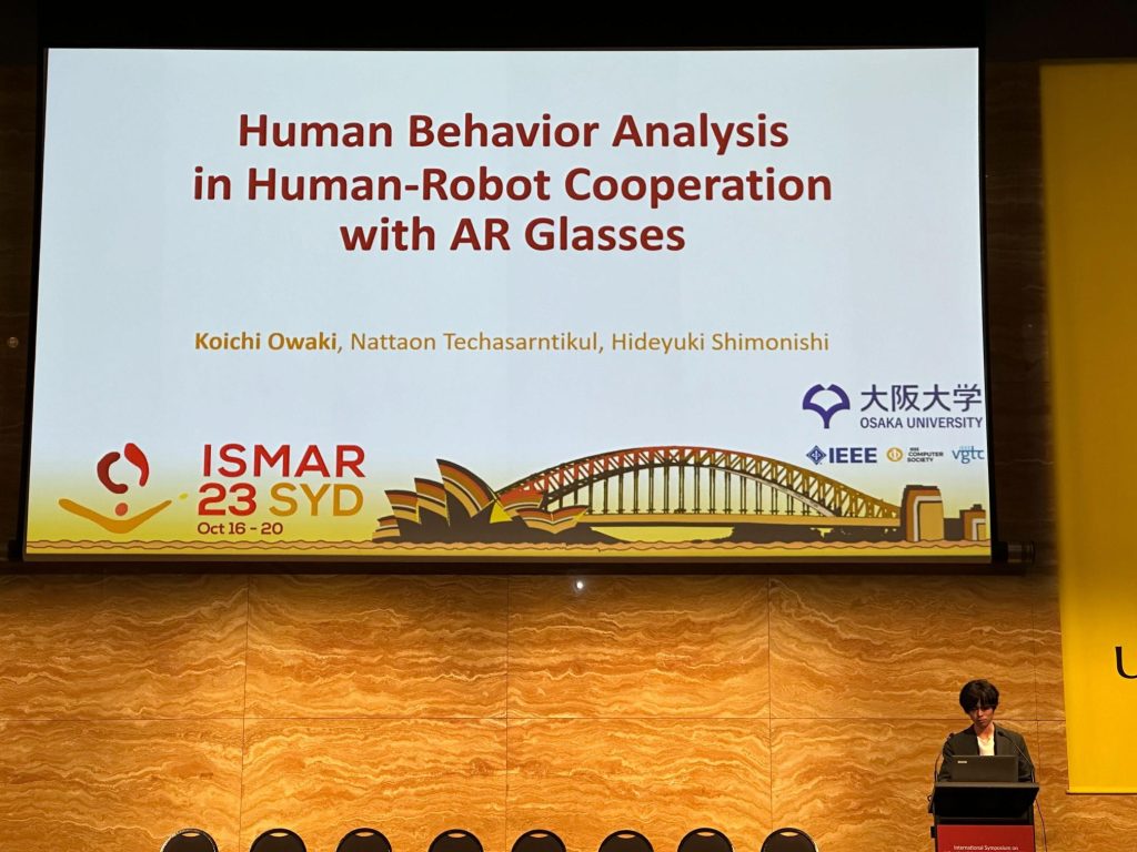 "Human Behavior Analysis in Human-Robot Cooperation with AR Glasses ...